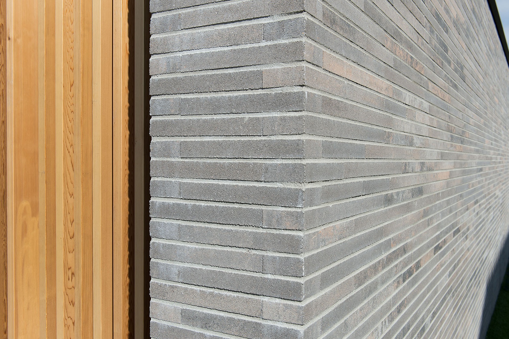 Gevel | Luxe Woning met Canadian Blue gevel | MBI De Steenmeesters