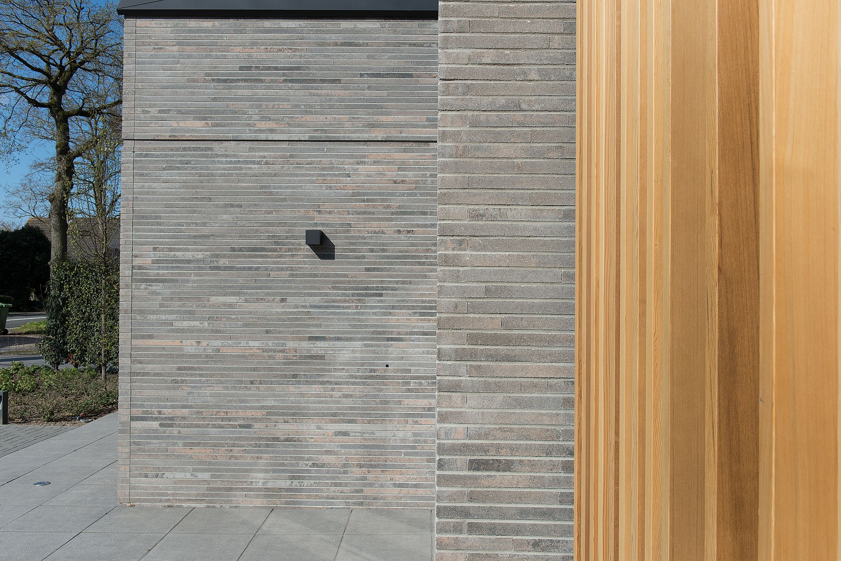 Gevel | Luxe Woning met Canadian Blue gevel | MBI De Steenmeesters