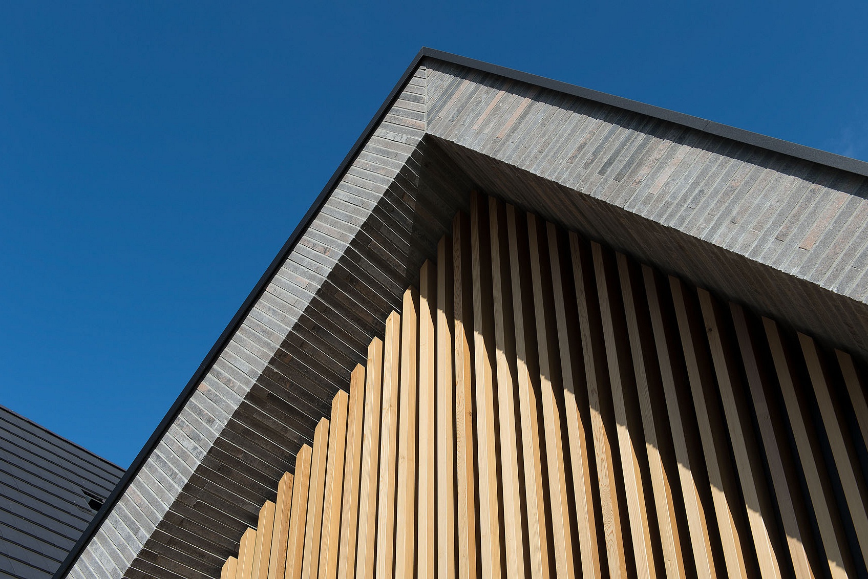 Gevel | Luxe Woning met Canadian Blue gevel | MBI De Steenmeesters