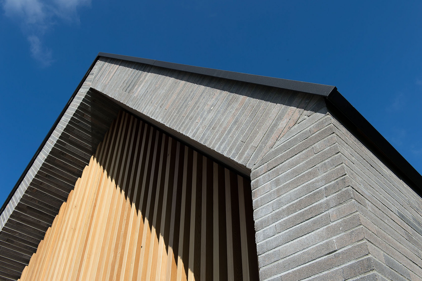 Gevel | Luxe Woning met Canadian Blue gevel | MBI De Steenmeesters